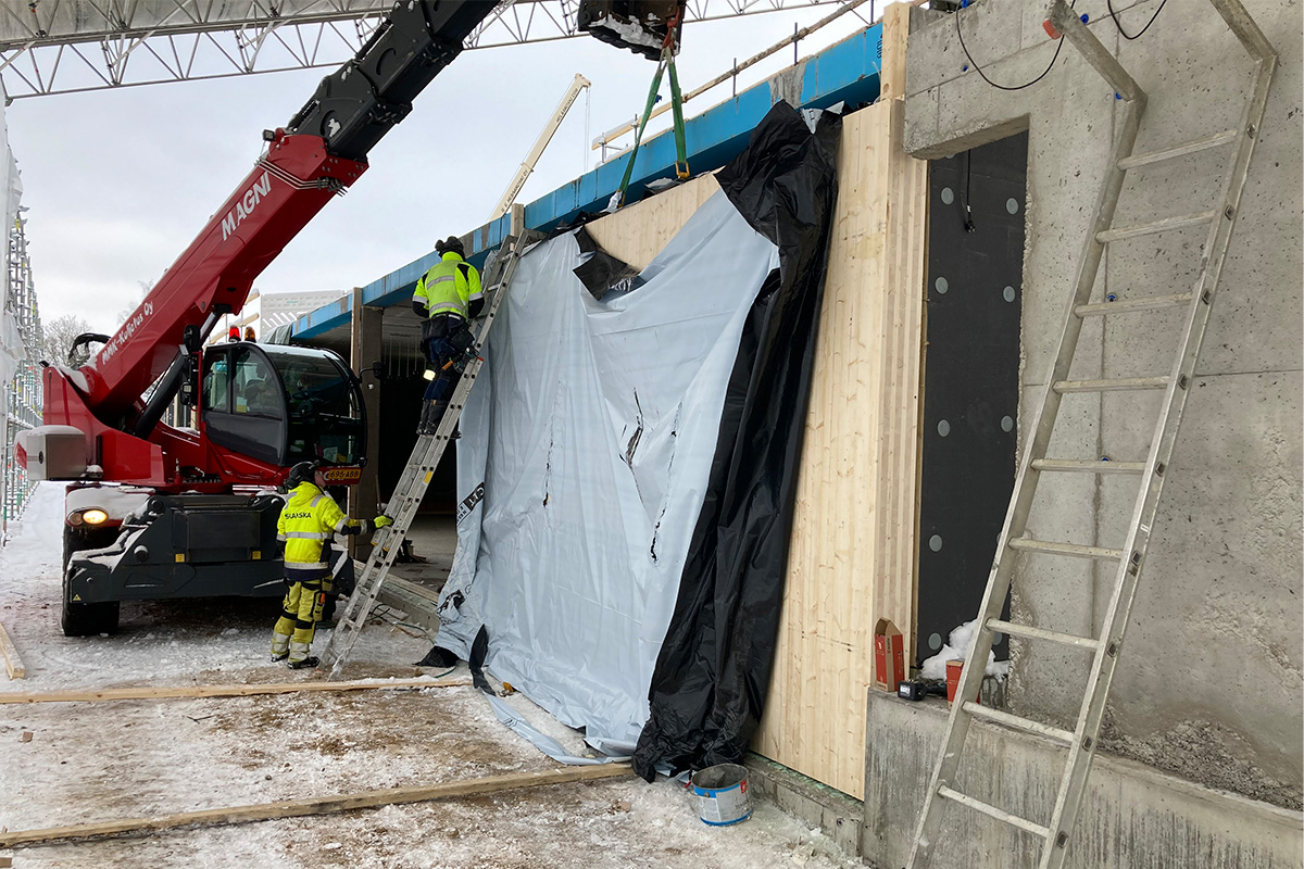 Siirtyminen betonielementeistä CLT:hen oli helppo – Hoisko CLT